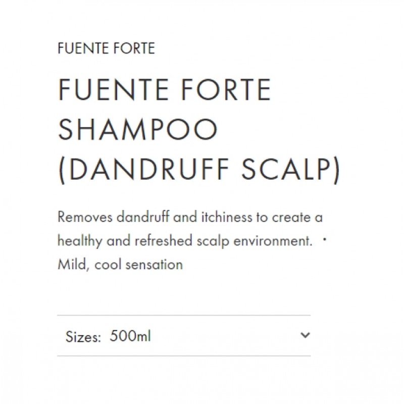 Fuente Forte - Shiseido Professional by Fortune Hair Studio